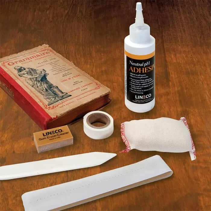 Book Repair Kit (Including: Book Repair Tape, Mending Tissue, Bone Fol ...
