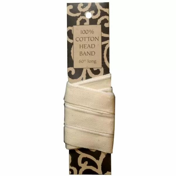 Head Band, Cotton, Ivory – Light Impressions